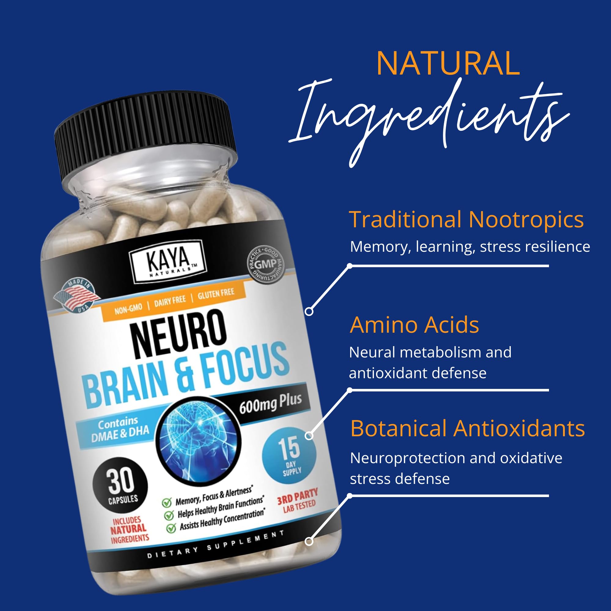 Kaya Naturals Neuro cognitive health