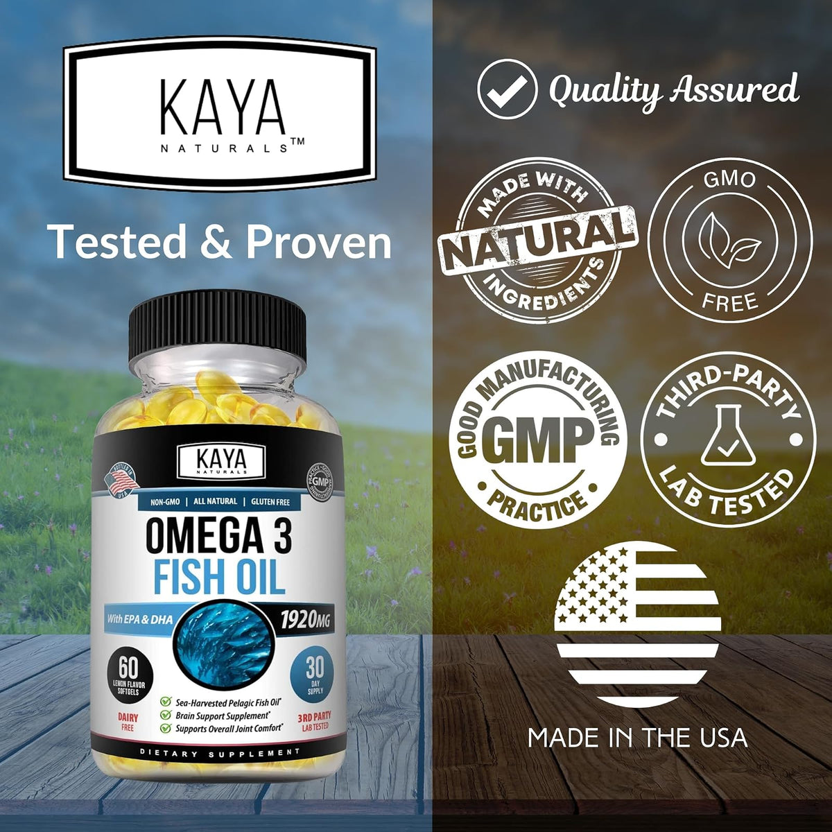 Kaya Naturals omega 3 benefits