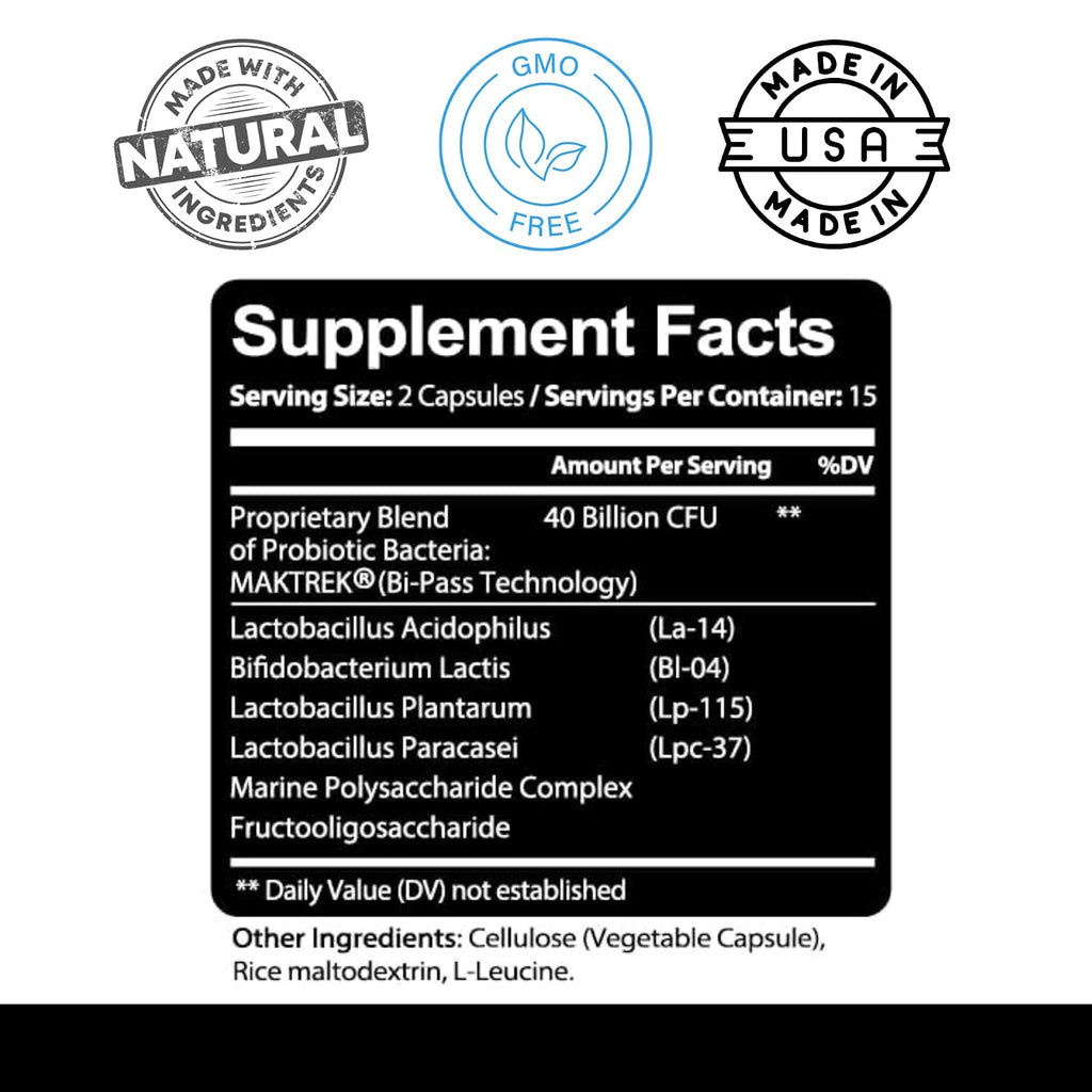 Kaya Naturals probiotic capsules for gut