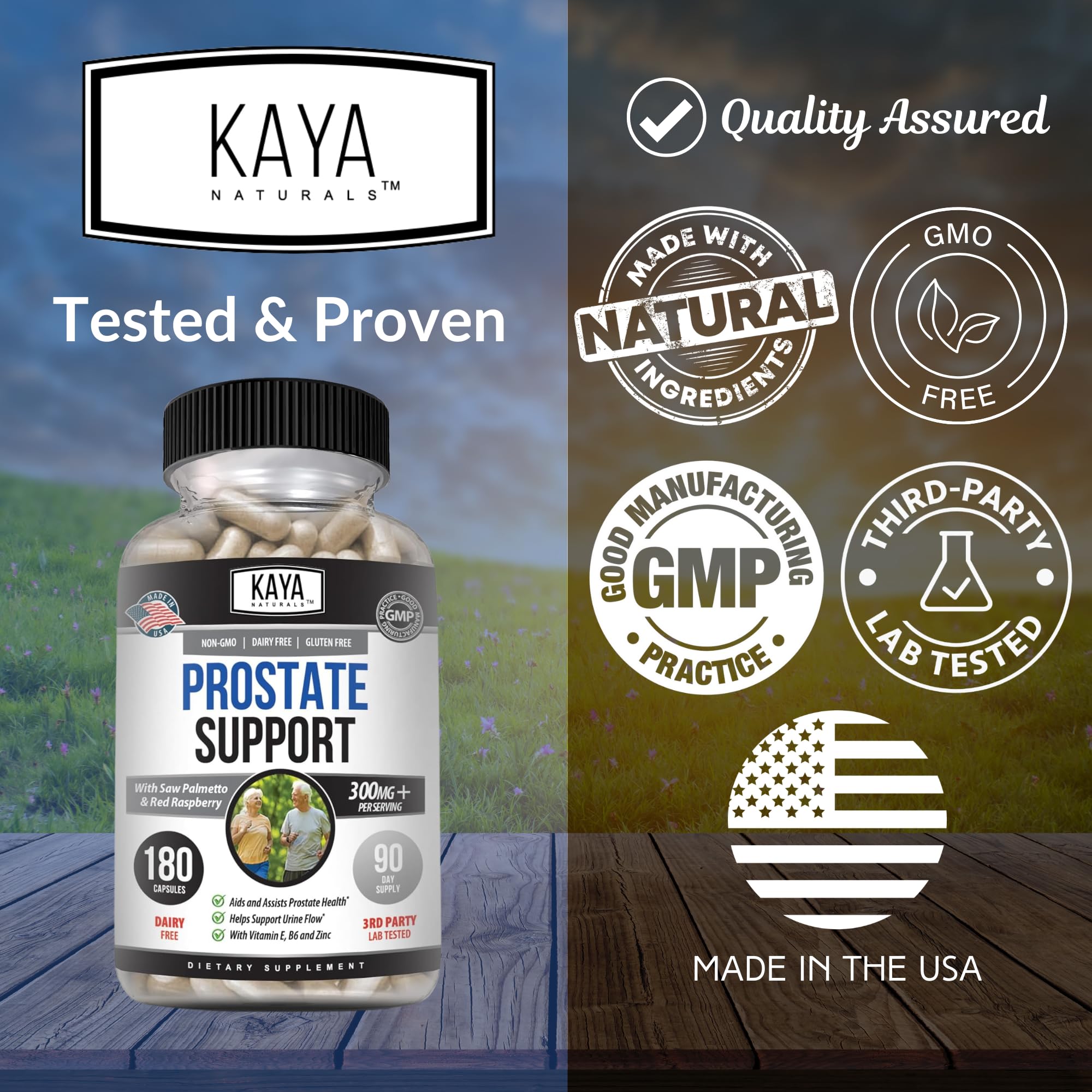 Kaya Naturals prostate health formula
