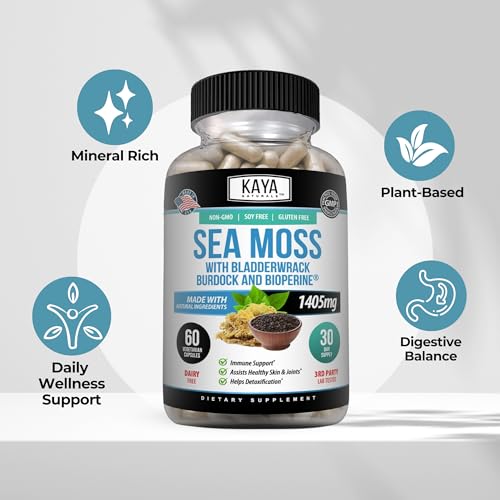 Kaya Naturals sea moss for daily nutrition