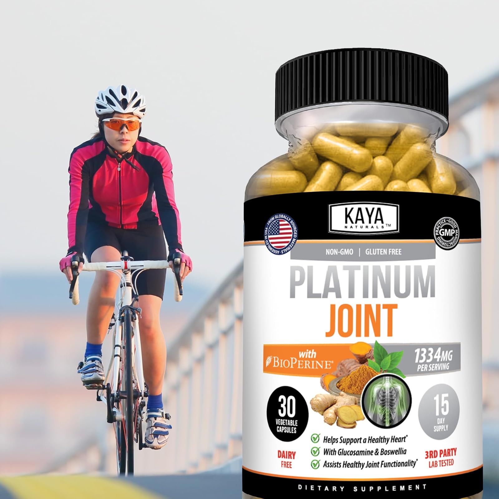 Kaya Naturals turmeric and glucosamine blend