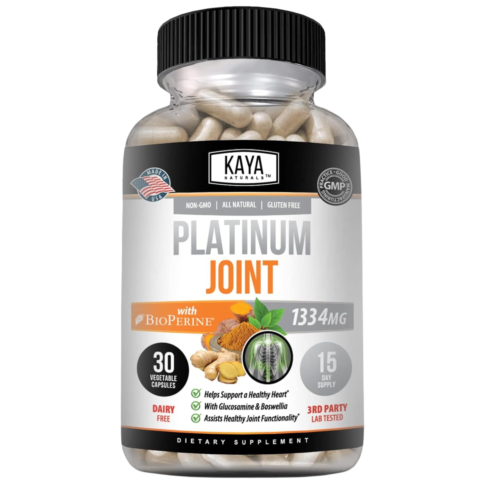Kaya Naturals turmeric for joint health