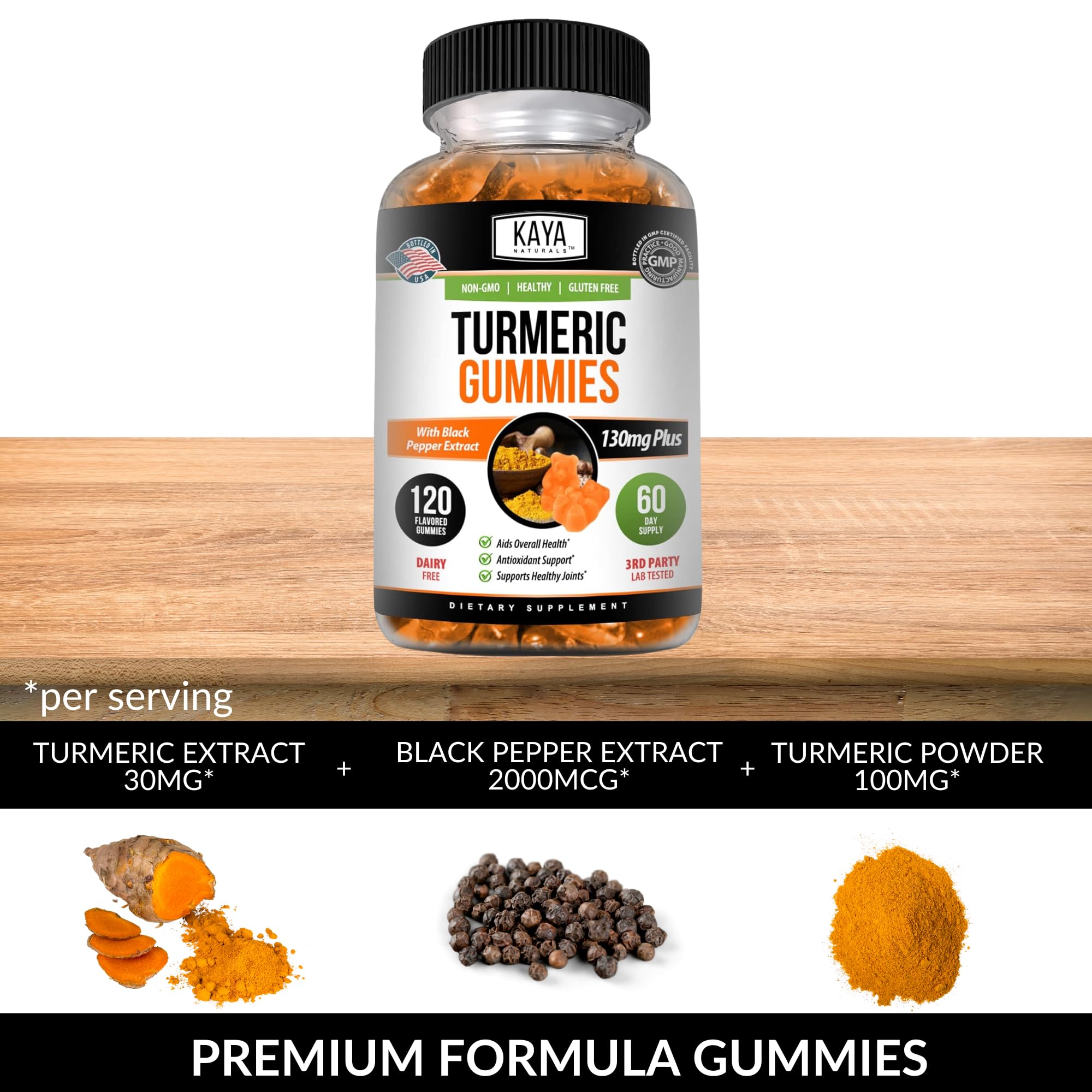 Kaya Naturals turmeric for overall vitality