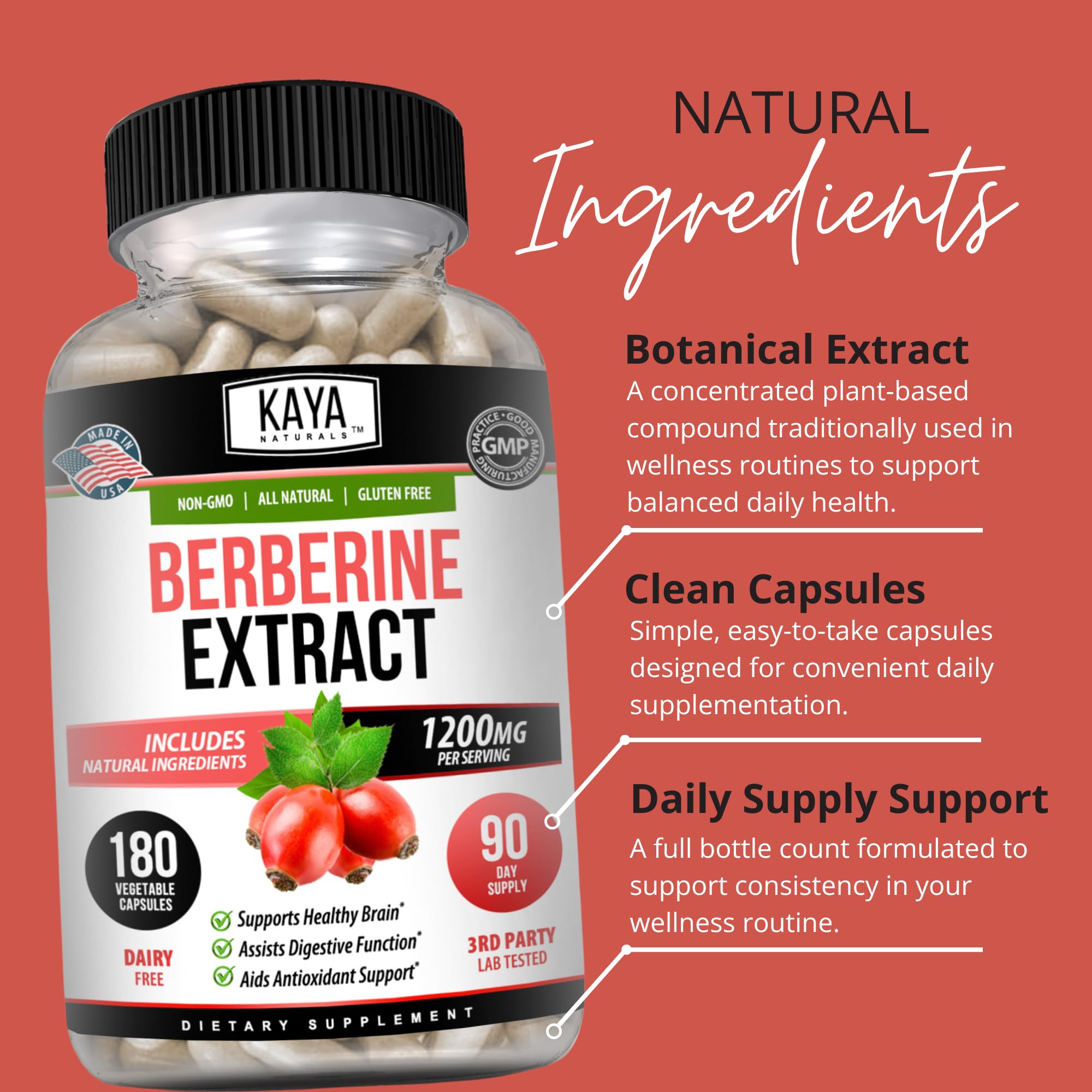 Kaya Naturals vegetarian health capsules