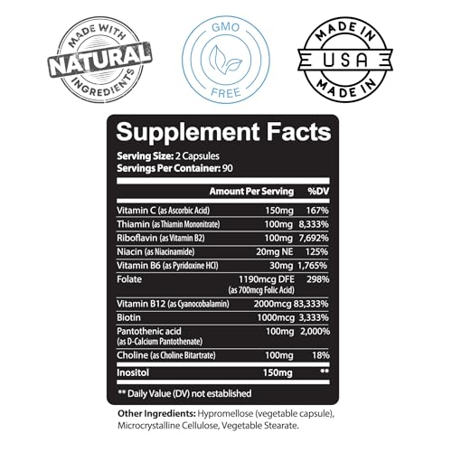 Kaya Naturals vitamin B complex tablets
