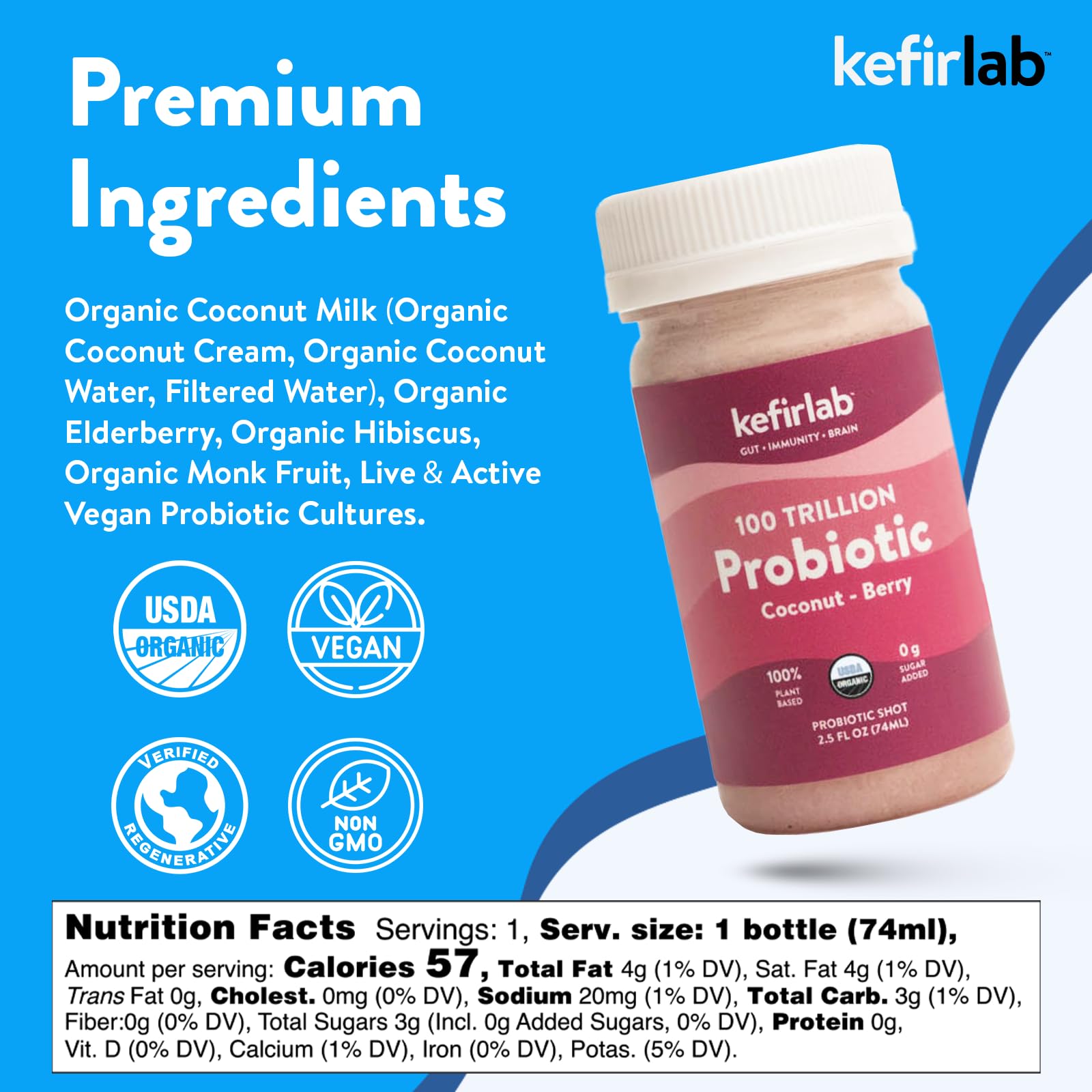 KefirLab berry flavour supplements