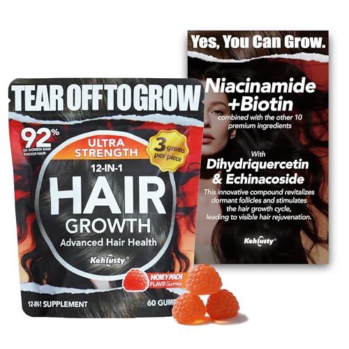 KEHLUSTY hair growth gummies for thicker hair
