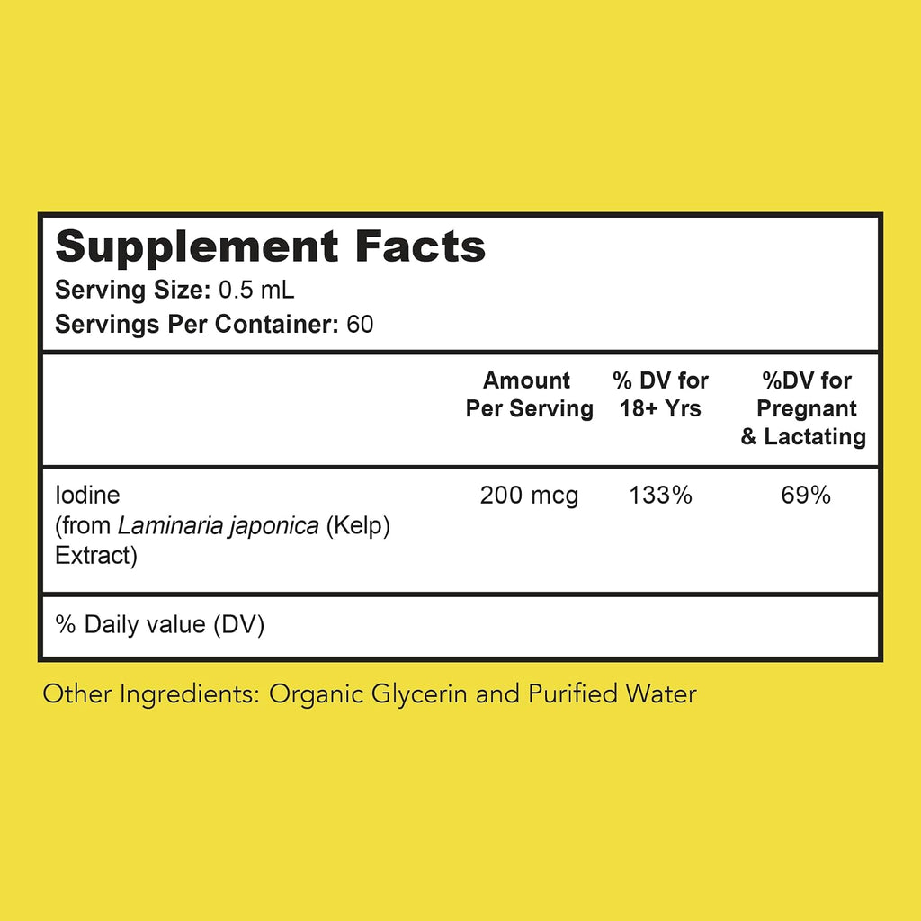 Kelp-based iodine for thyroid health