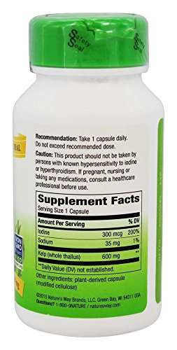 Kelp capsules for daily vitality