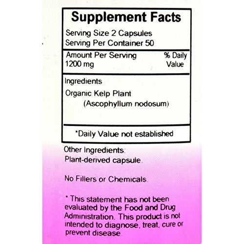 Kelp capsules for everyday vitality