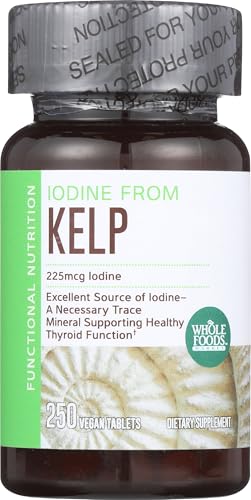 Kelp capsules for iodine health