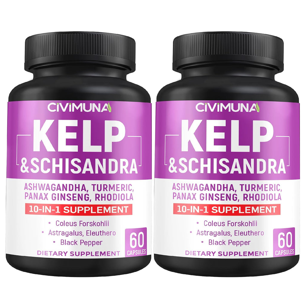 Kelp capsules for stress relief