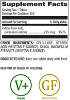 Kelp iodine tablets for daily health
