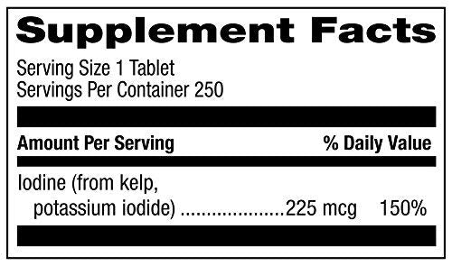 Kelp tablets for balanced iodine levels