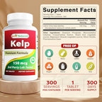 Kelp tablets for thyroid health