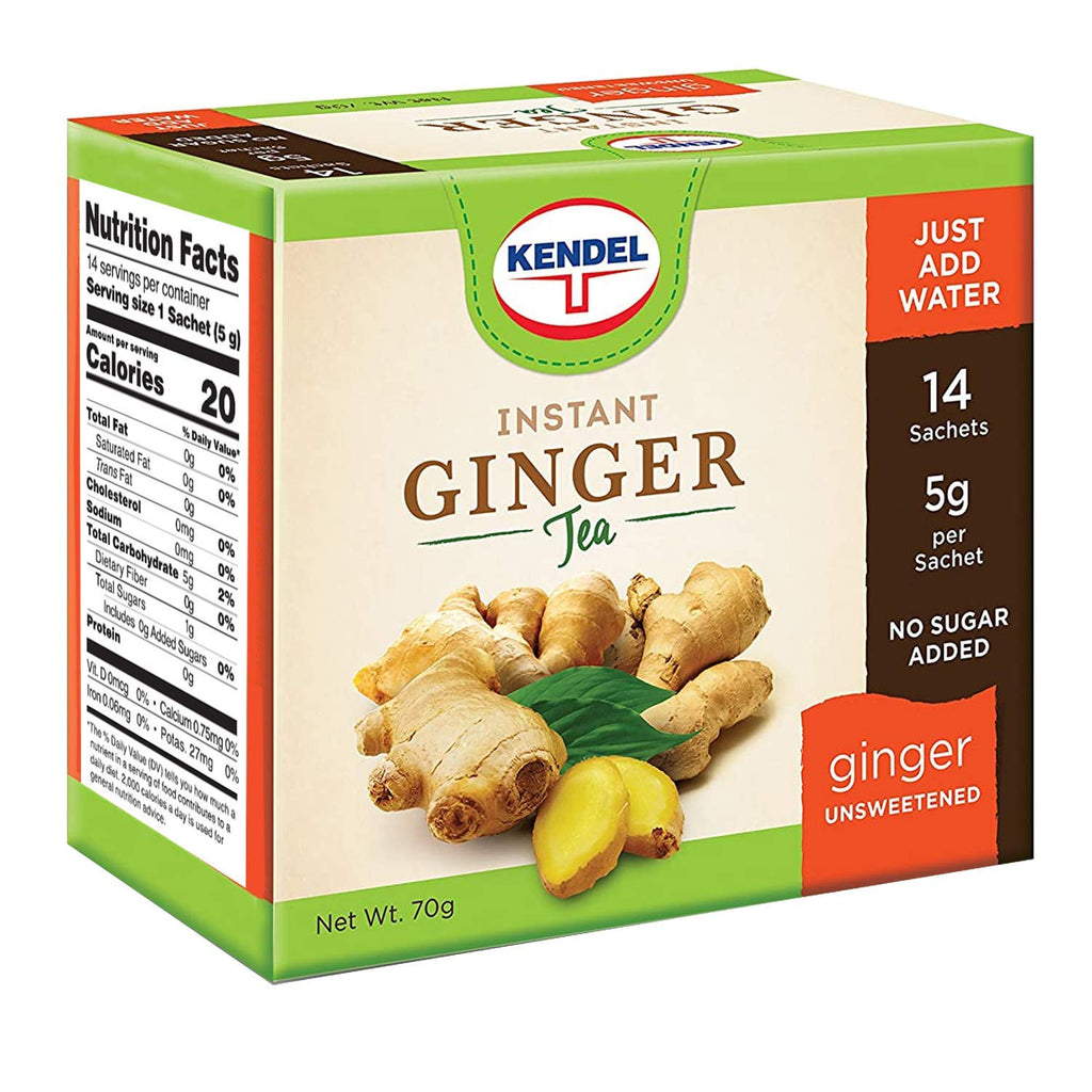 Kendel instant ginger tea sachets