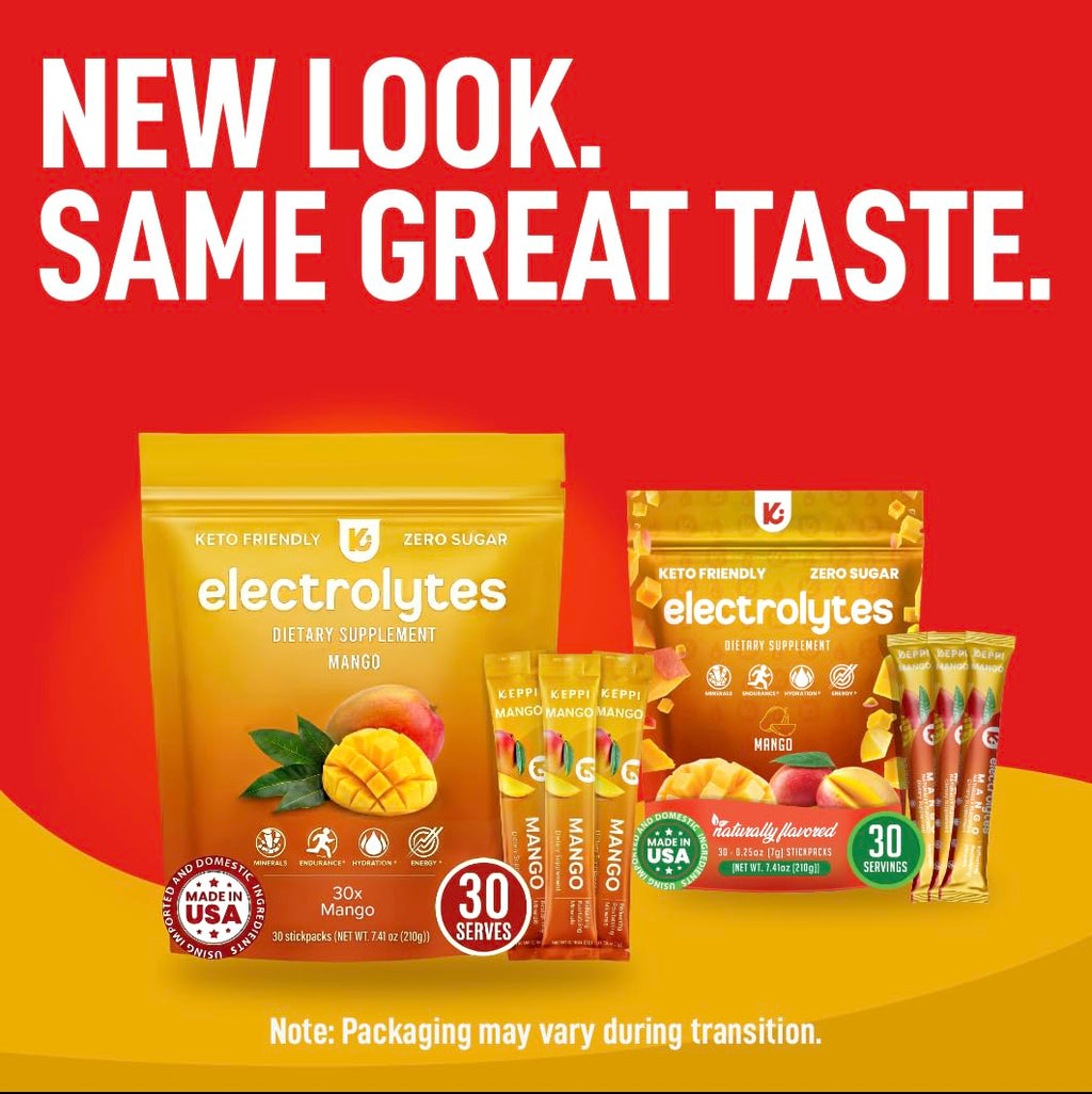 Keppi electrolyte packets for energy