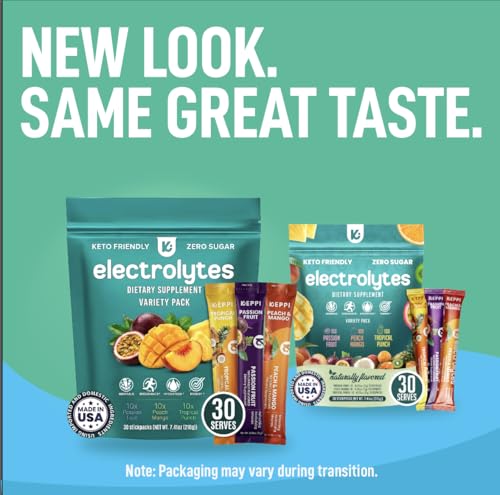 Keppi electrolyte powder convenient servings