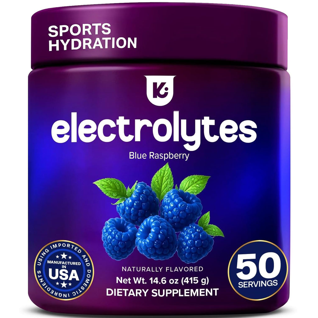 Keppi electrolytes blue raspberry powder
