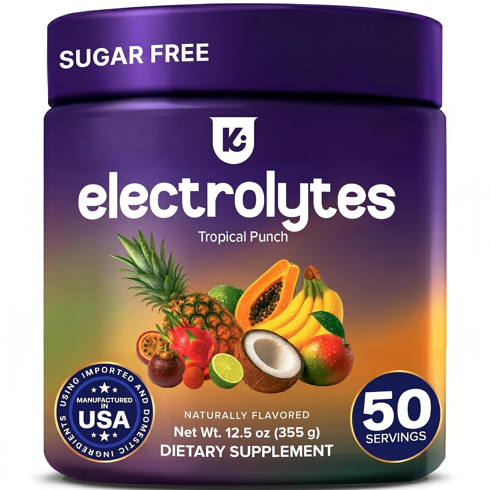 Keppi electrolytes powder tropical punch