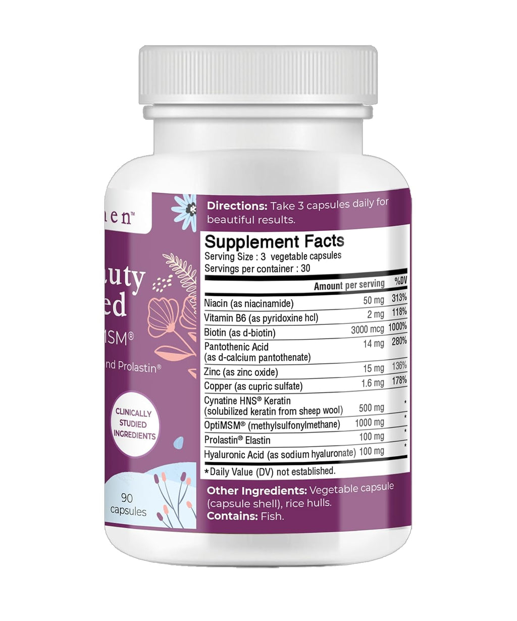 keratin and biotin beauty blend