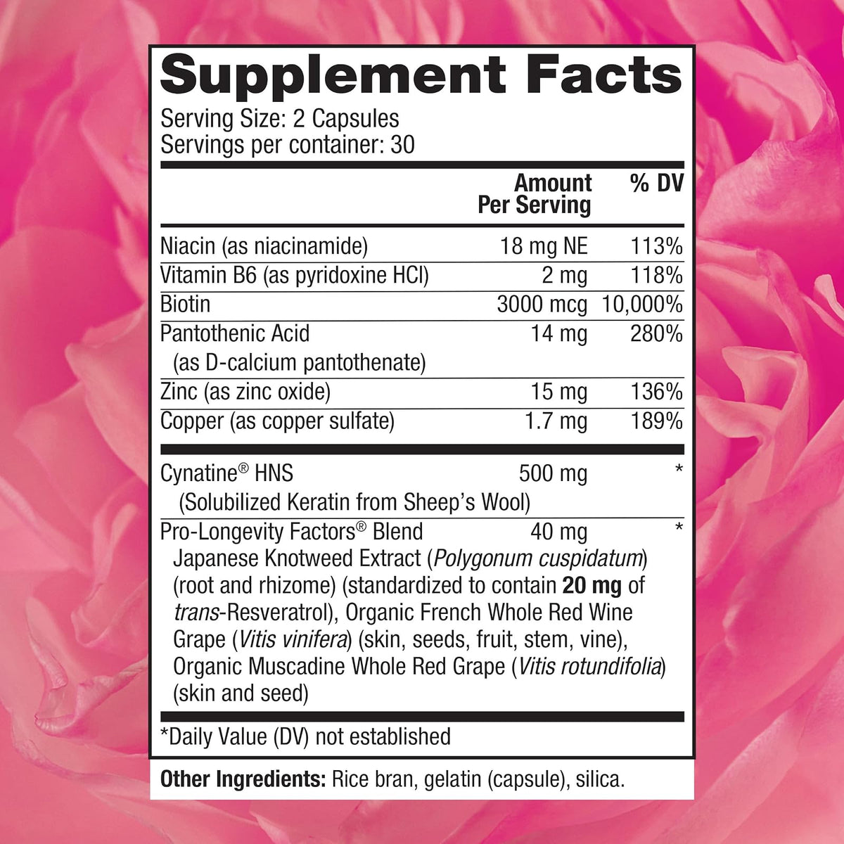 Keratin booster for healthy hair