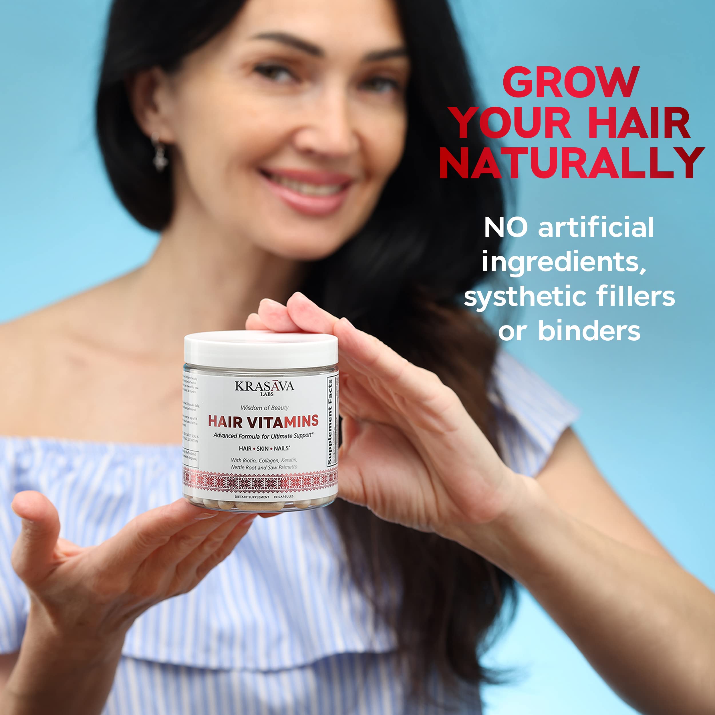 Keratin supplements for hair strength