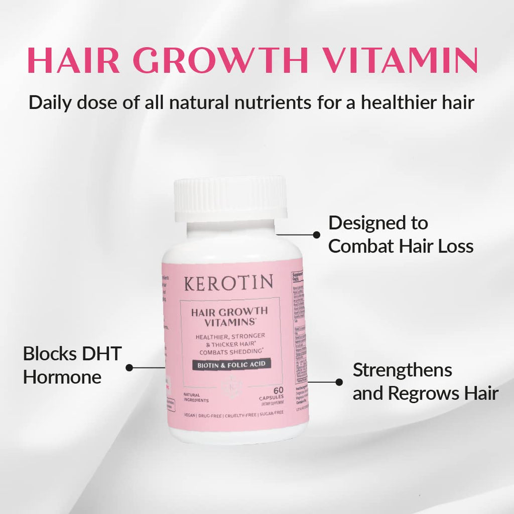 Kerotin hair growth support pills