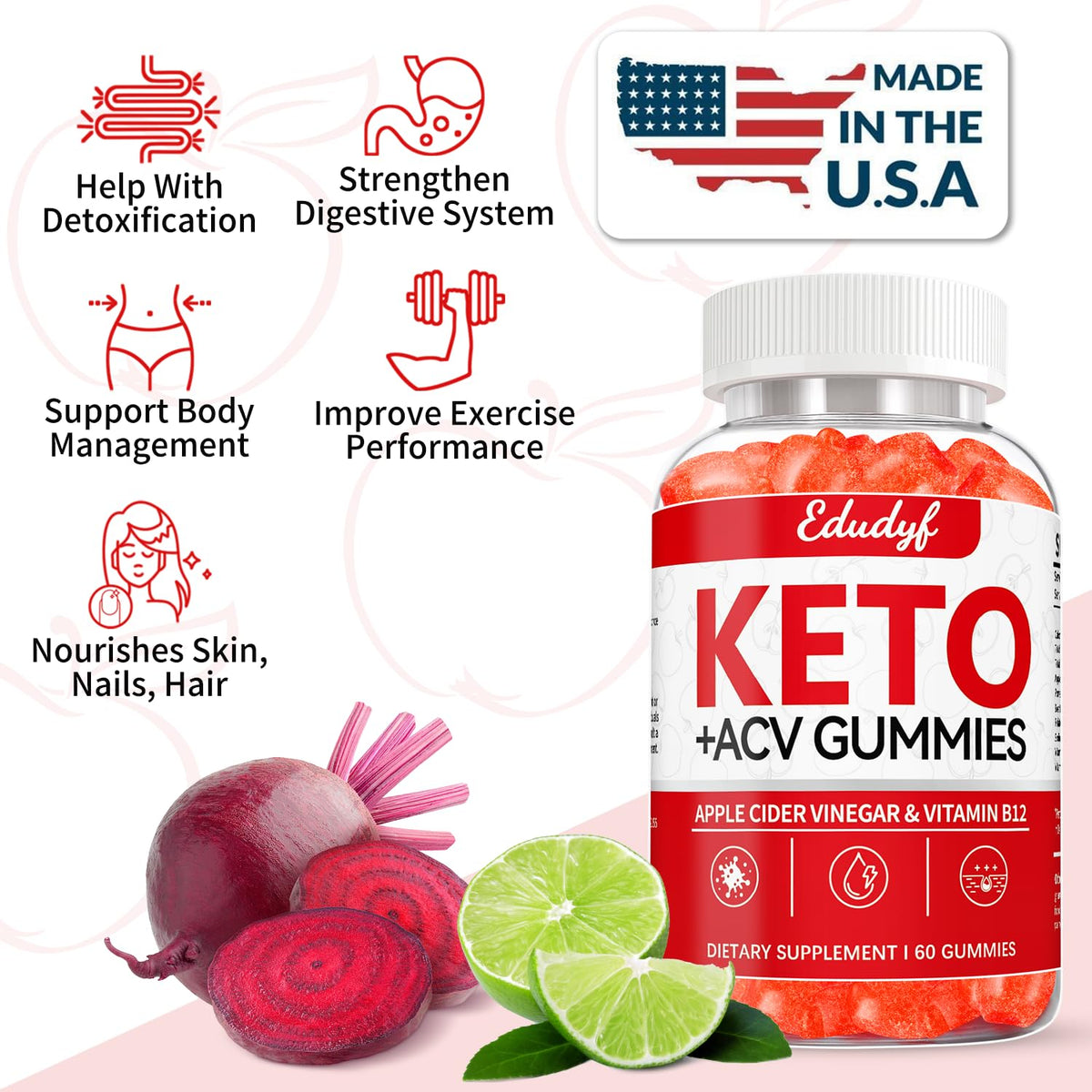 Keto ACV gummies for digestive health