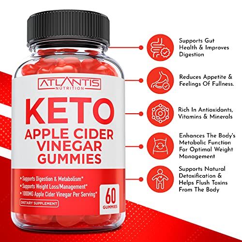 Keto ACV Gummies with 1000 mg apple cider vinegar
