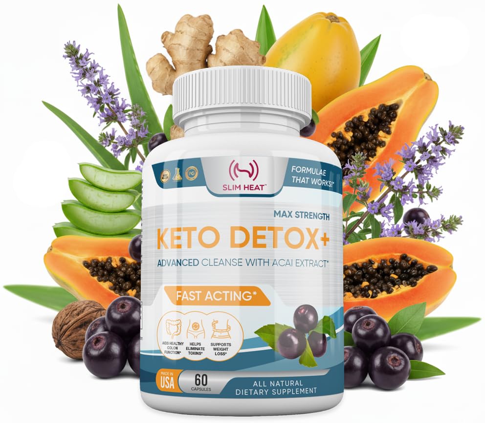 Keto Detox+ daily colon cleanse capsules