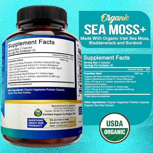Keto detox support with sea moss