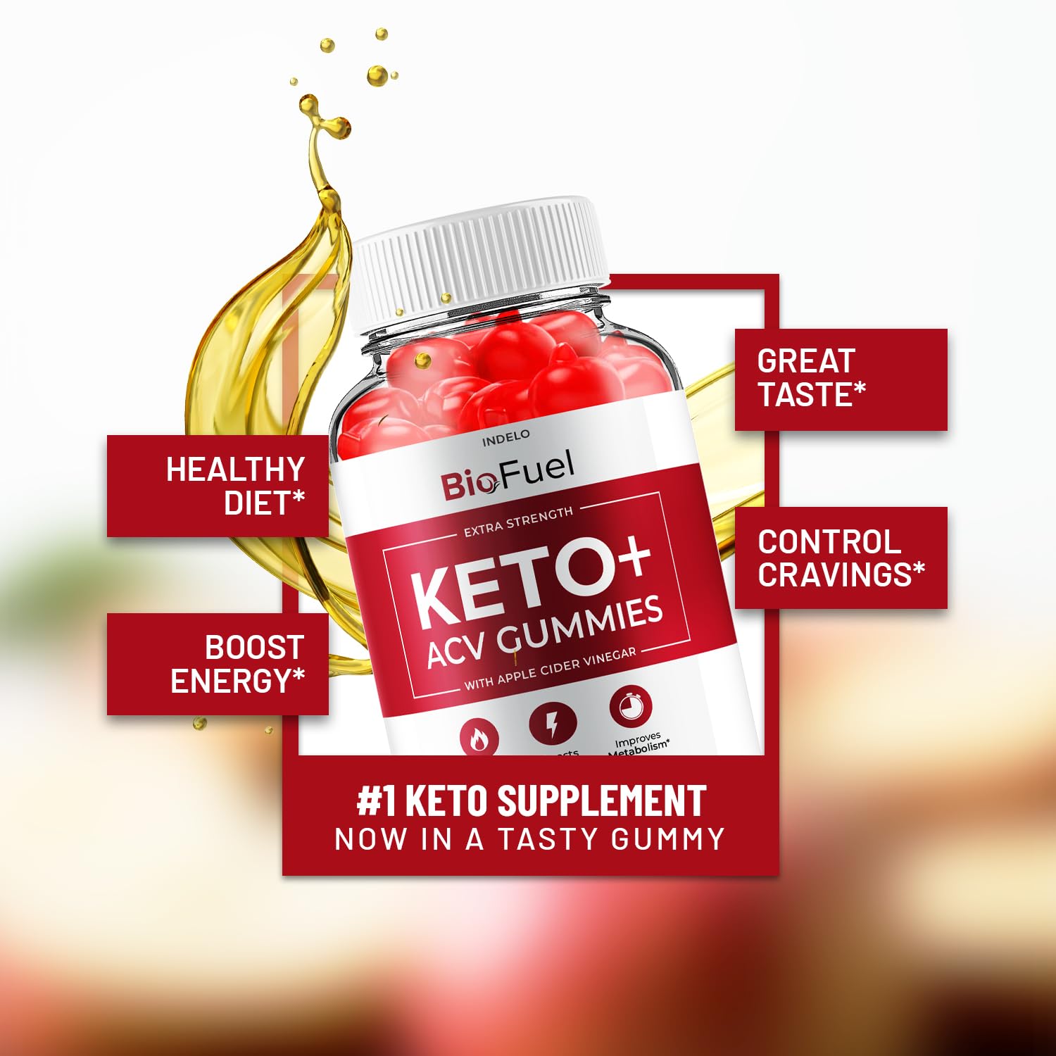 Keto-friendly ACV gummies for energy