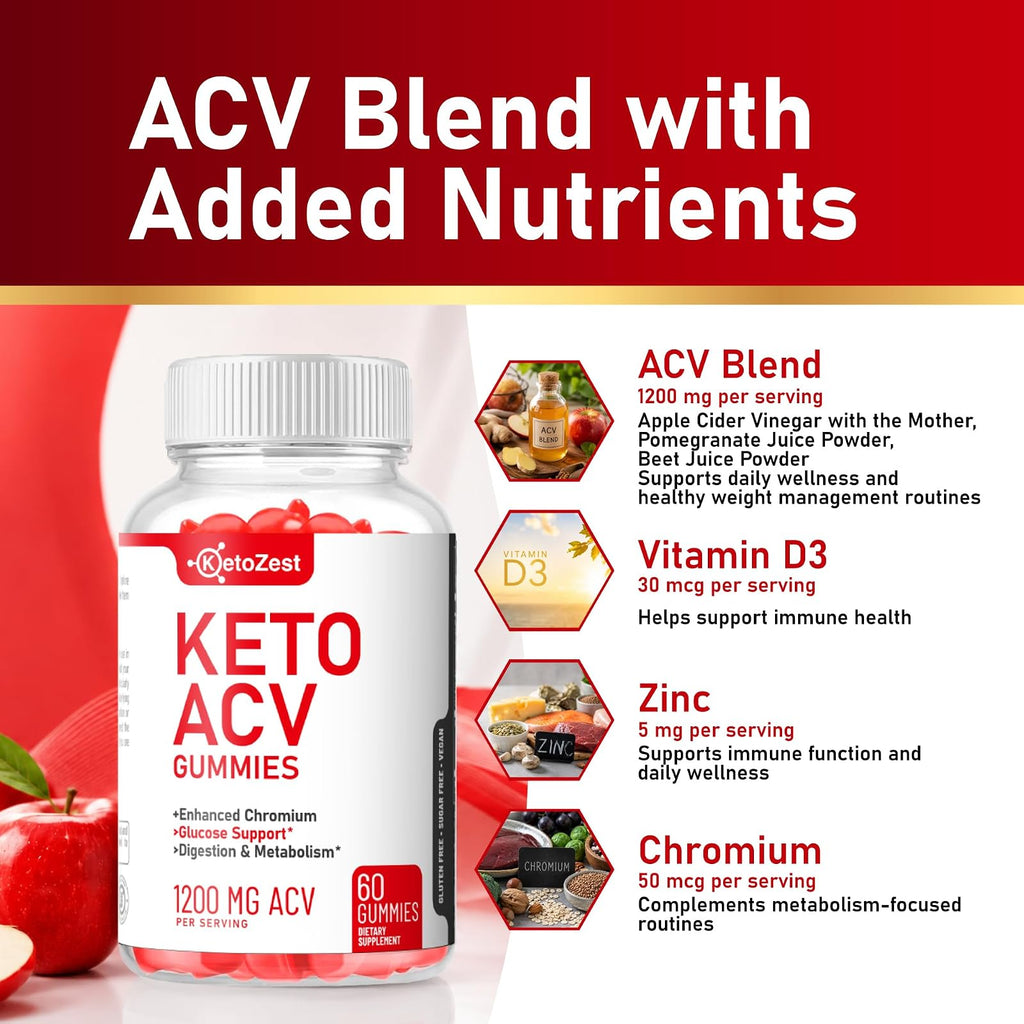 Keto-friendly apple cider vinegar supplements