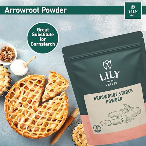 Keto-friendly arrowroot flour substitute
