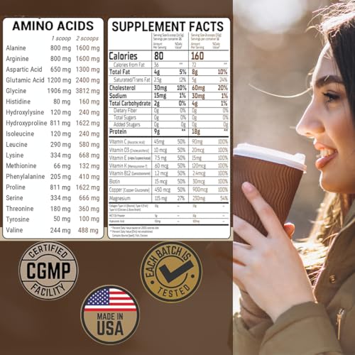 Keto-friendly collagen supplement powder