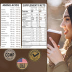 Keto-friendly collagen supplement powder