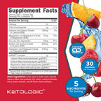 Keto-friendly electrolyte drink mix