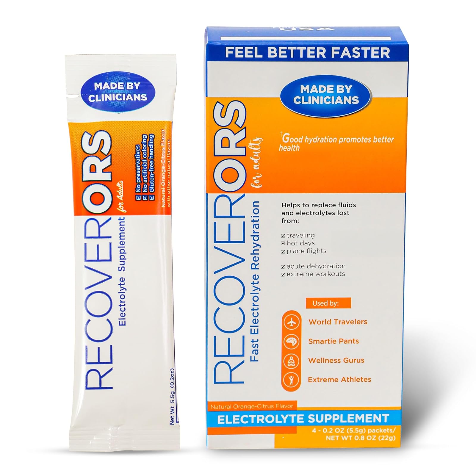 Keto friendly electrolyte powder pack
