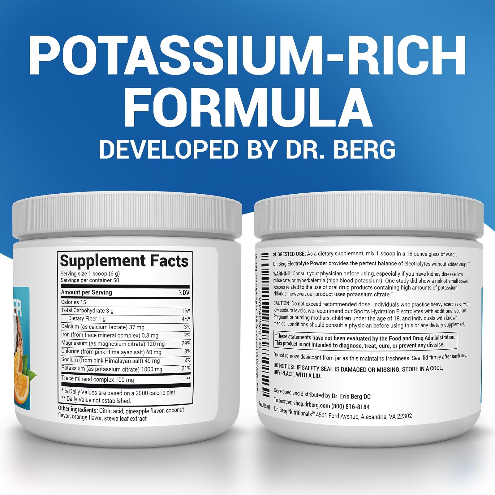 Keto-friendly electrolyte powder supplement
