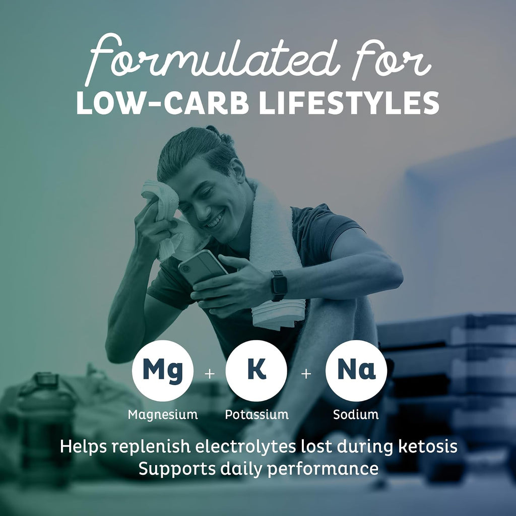 Keto-friendly electrolyte supplement for balance