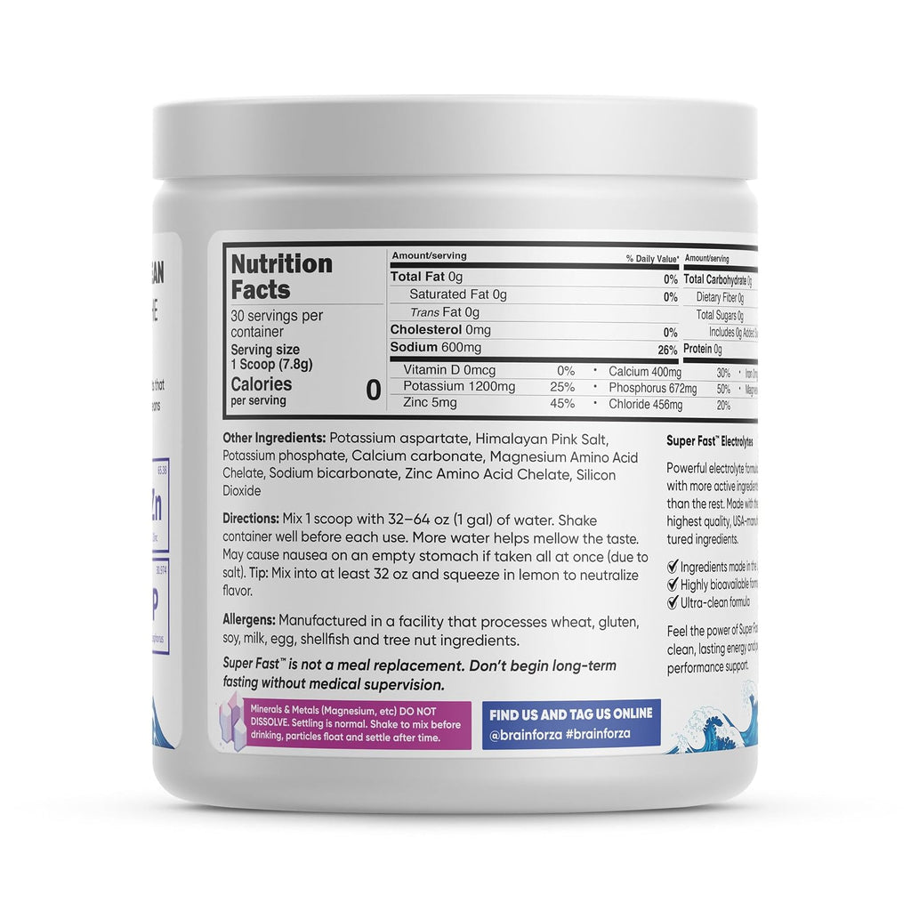 Keto-friendly electrolytes for energy boost