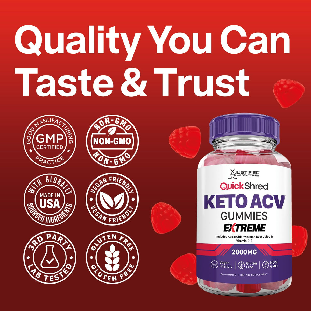 Keto-friendly gummy supplements