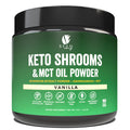 Keto-friendly mushroom powder blend