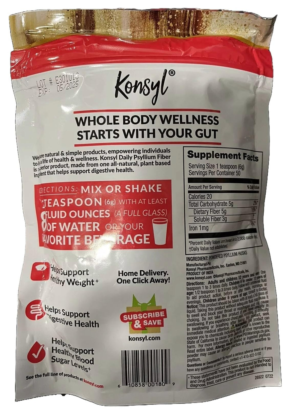 keto-friendly psyllium fiber powder