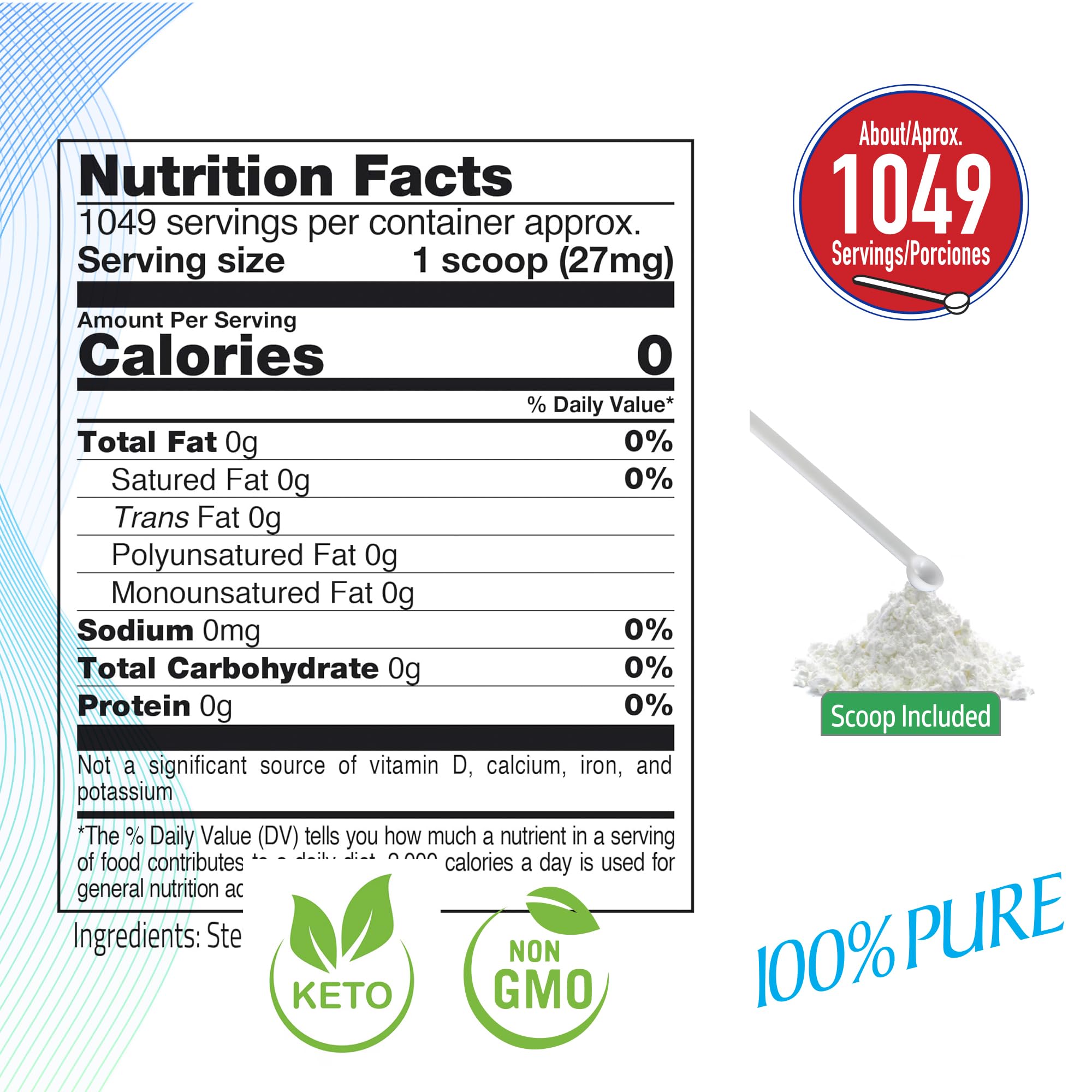 keto friendly stevia leaf extract