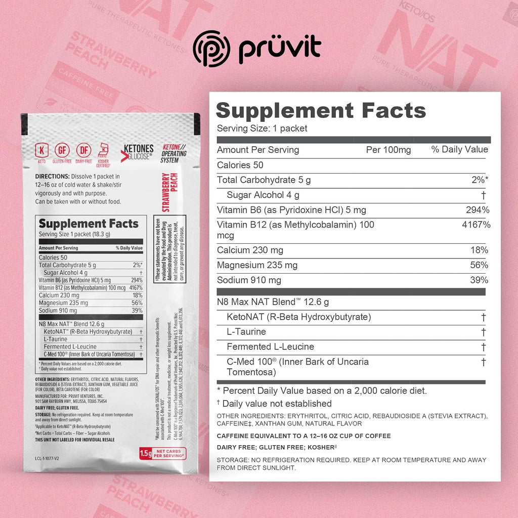 Keto weight management supplements by PRÜVIT