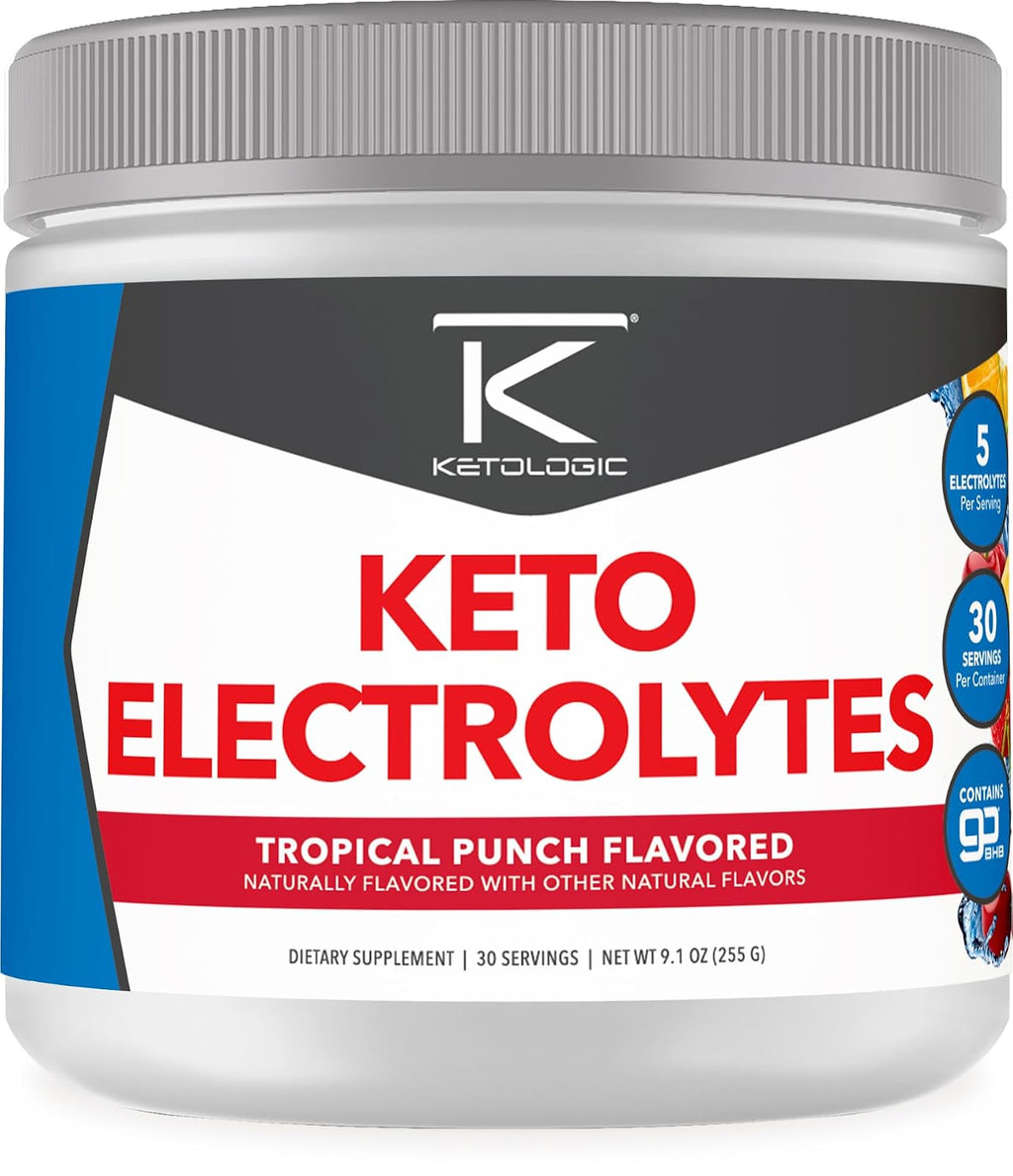 Ketologic electrolyte powder tropical punch