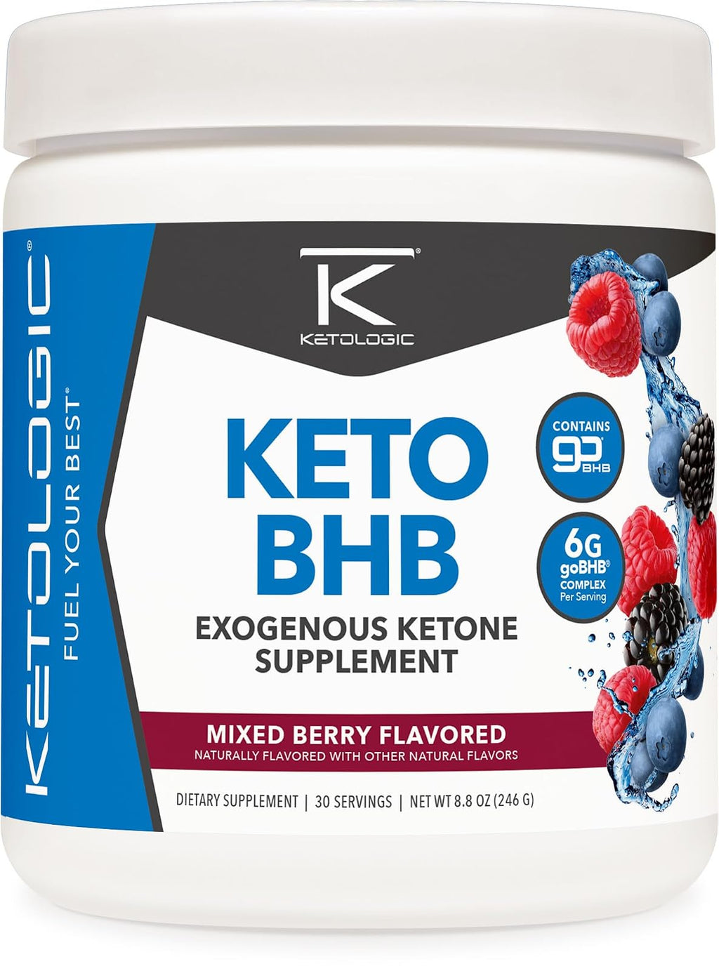 Ketologic Keto BHB mixed berry flavour